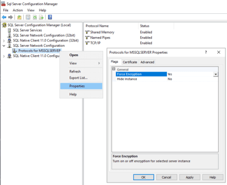 Forcing Encryption In SQL Server SQL DBA Blog