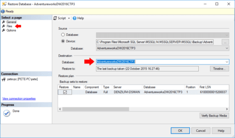 Restoring a Full Database Backup in SQL Server - SQL DBA Blog