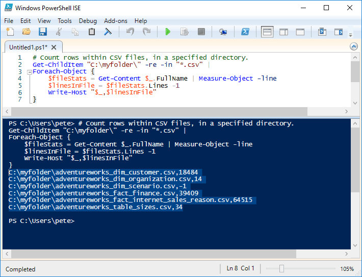 Count Rows Within CSV Files Using PowerShell MSSQL DBA Blog