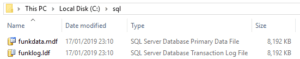 Attaching SQL Databases Without Log Files - SQL DBA Blog