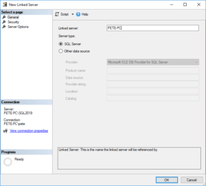 Creating a Linked Server to SQL Server - SQL DBA Blog