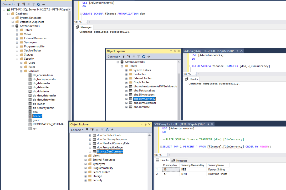 Change Schema Archives MSSQL DBA Blog