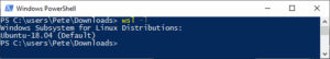 Reinstalling WSL Distributions - SQL DBA Blog