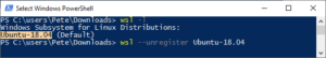 Reinstalling WSL Distributions - SQL DBA Blog