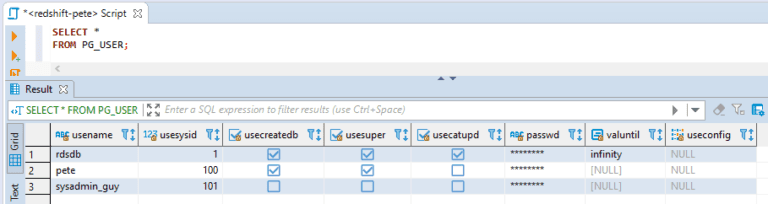 Creating A New User In Redshift And Promoting To Superuser Sql Dba Blog