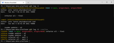 Git Log Oneline Command Examples - SQL DBA Blog