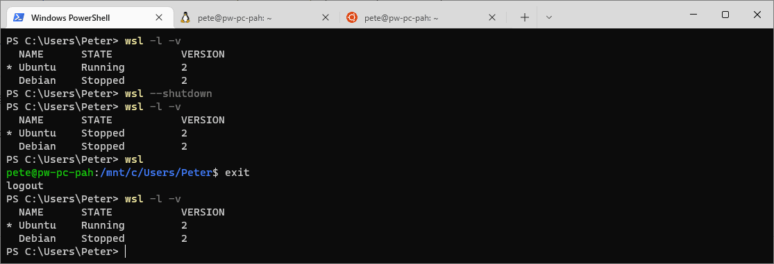How To Reboot A Wsl Distributioninstance Sql Dba Blog