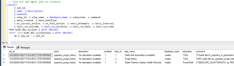 List All SQL Agent Jobs in SQL Server - SQL DBA Blog
