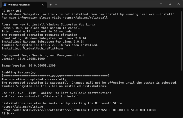 How To Install Windows Subsystem for Linux (WSL) - SQL DBA Blog