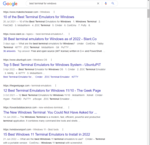 The Best Terminal for Windows - SQL DBA Blog