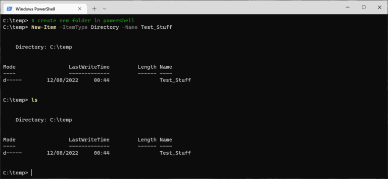 How To Create New Files And Folders In Powershell Sql Dba Blog