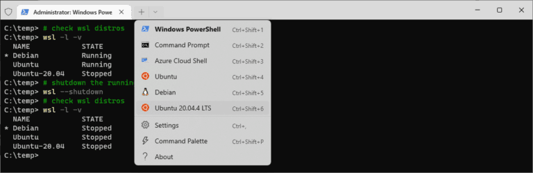 How To Restart Windows Subsystem For Linux Wsl Sql Dba Blog