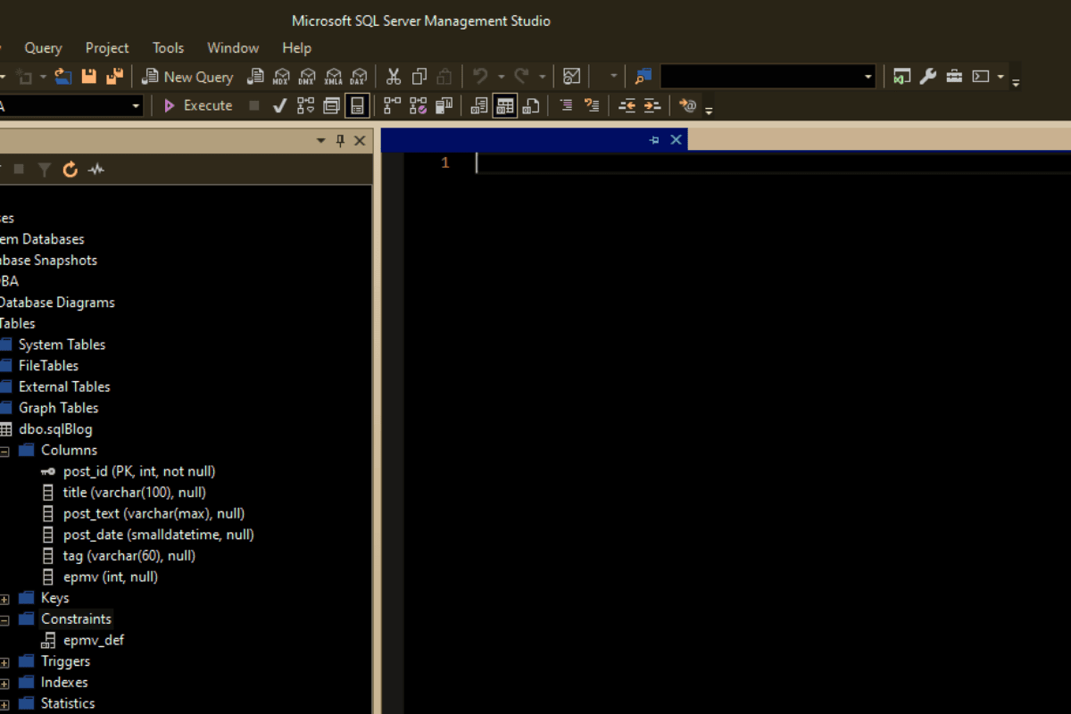 SQL Server - Peter Whyte