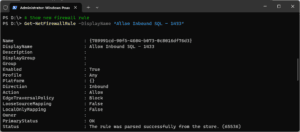 How to Create a New Firewall Rule with PowerShell - SQL DBA Blog