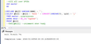 How to Kill SPIDs in SQL Server - SQL DBA Blog