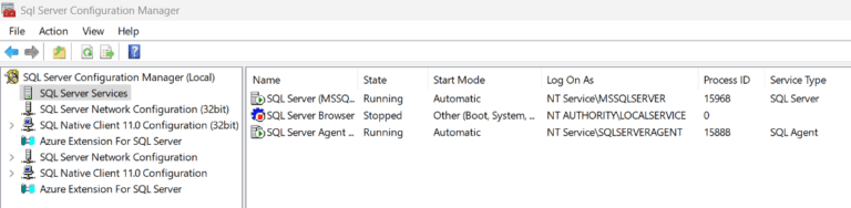 How to Check and Manage SQL Server Services - SQL DBA Blog